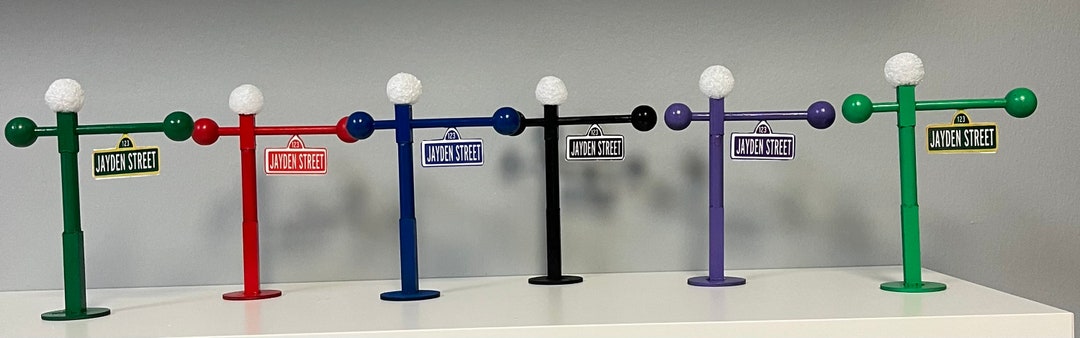 Street Sign Lamp Post 6inch Cake Topper - Etsy