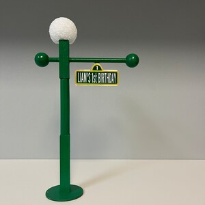 Street Sign Lamp Post 9inch - Etsy