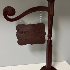 Street Sign Lamp Post, Trolley Station Lamp Post, 21 Inch Centerpiece ...