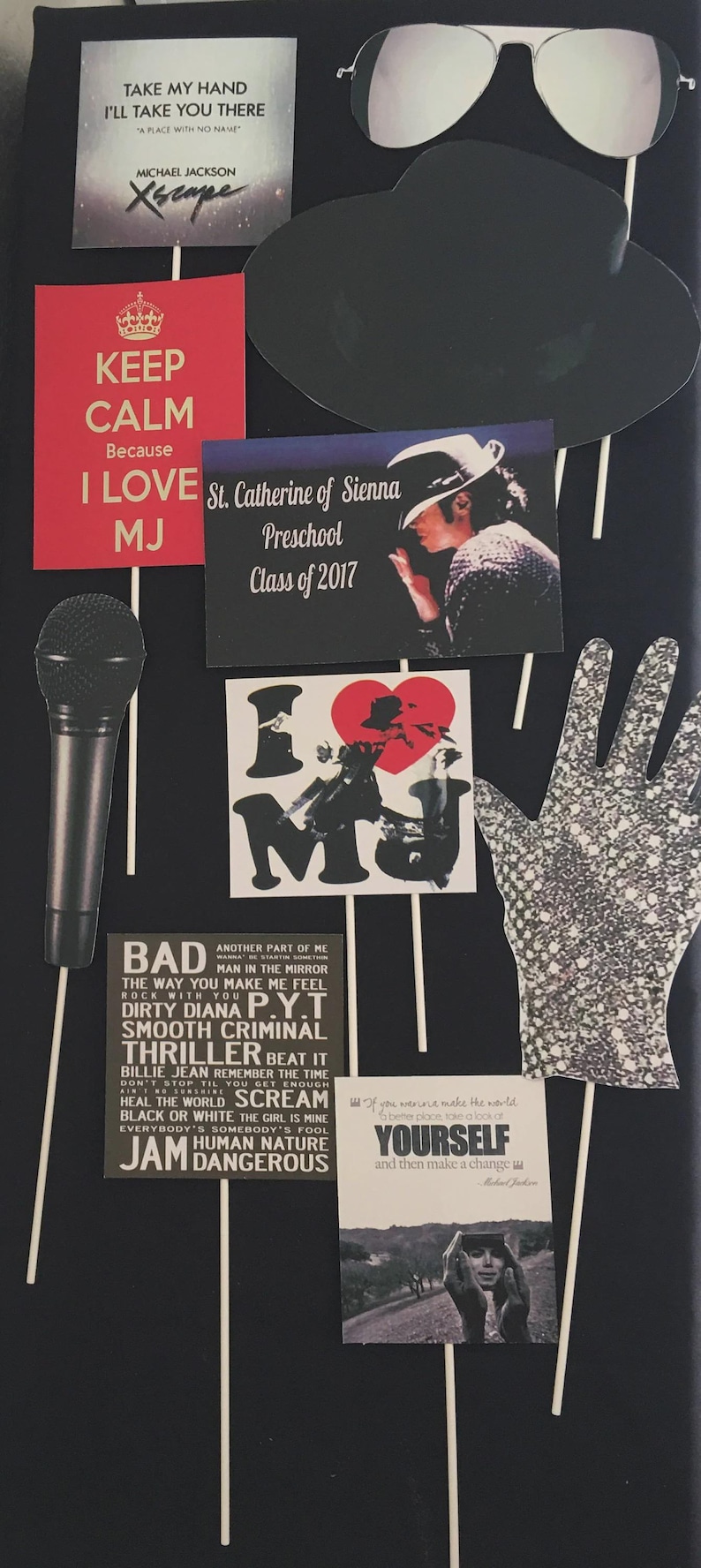 Music Theme Photo Props | Birthday Photo Booth Props | Party Photo ...