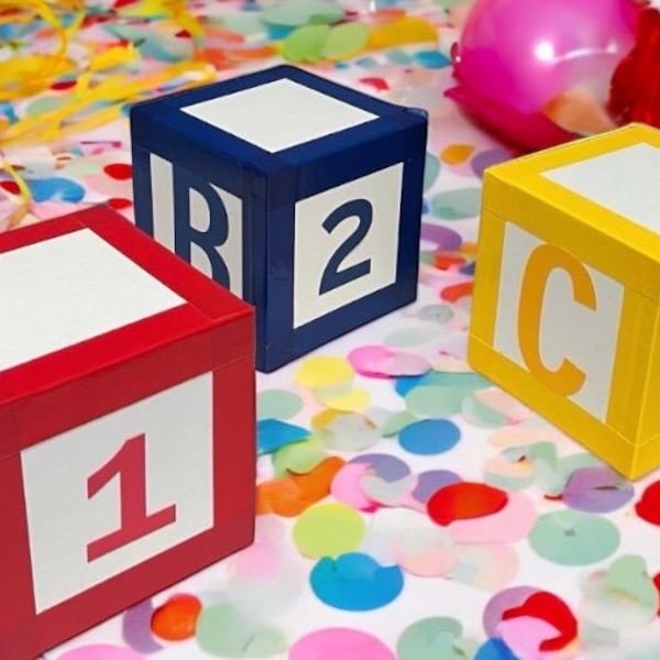 Block Centerpiece - Etsy