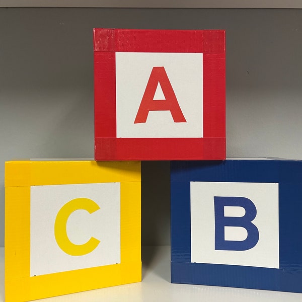 Block Centerpiece - Etsy