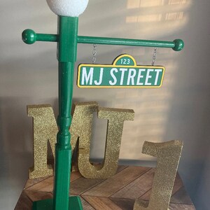 3 Lamp Post Street Sign 21 Inch Centerpieces - Etsy