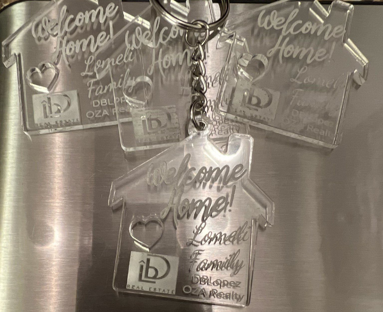 Welcome Home Keychain - Etsy