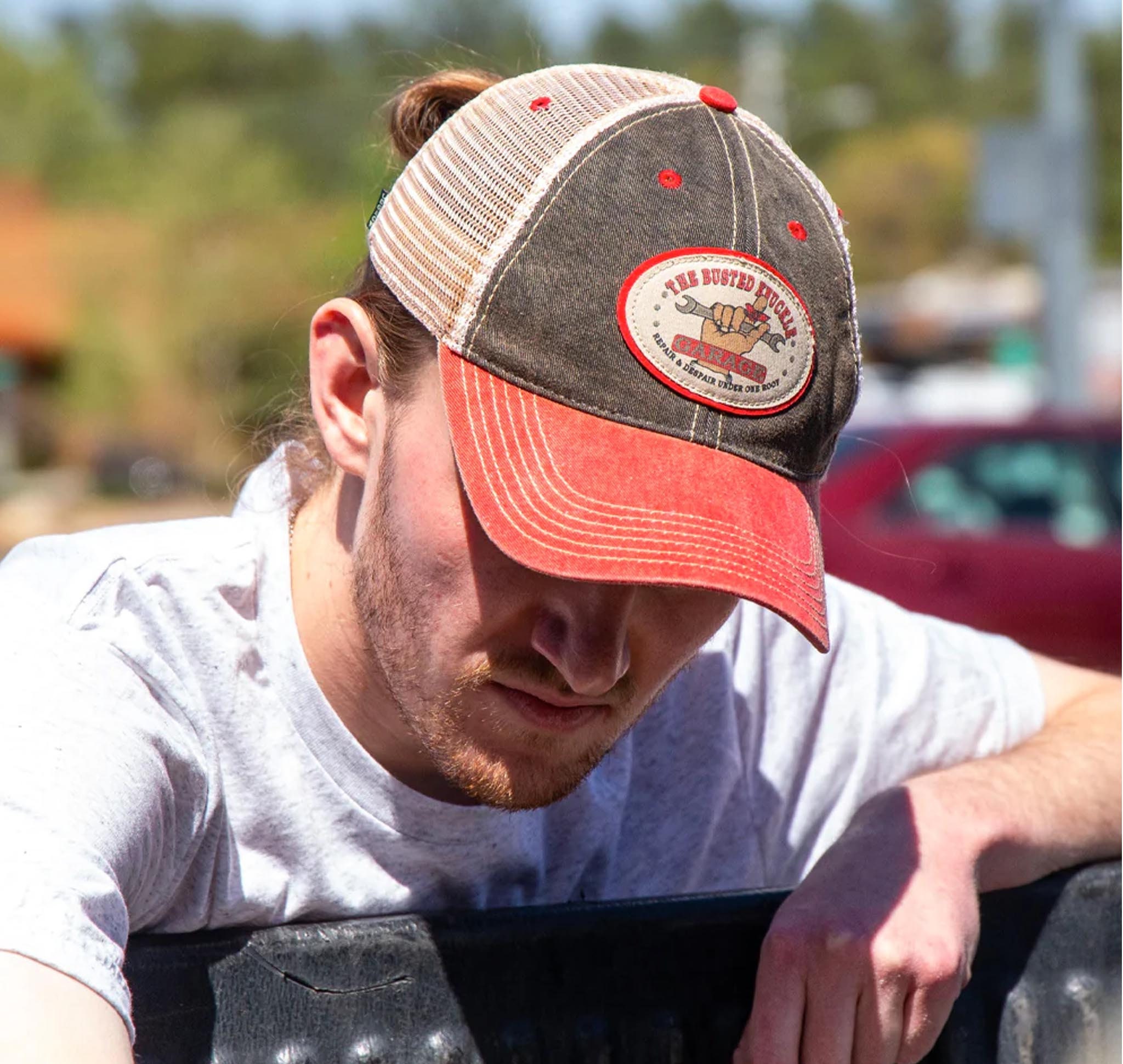 Carguy Trucker Ball Cap Hat Busted Knuckle Garage Brand - Etsy