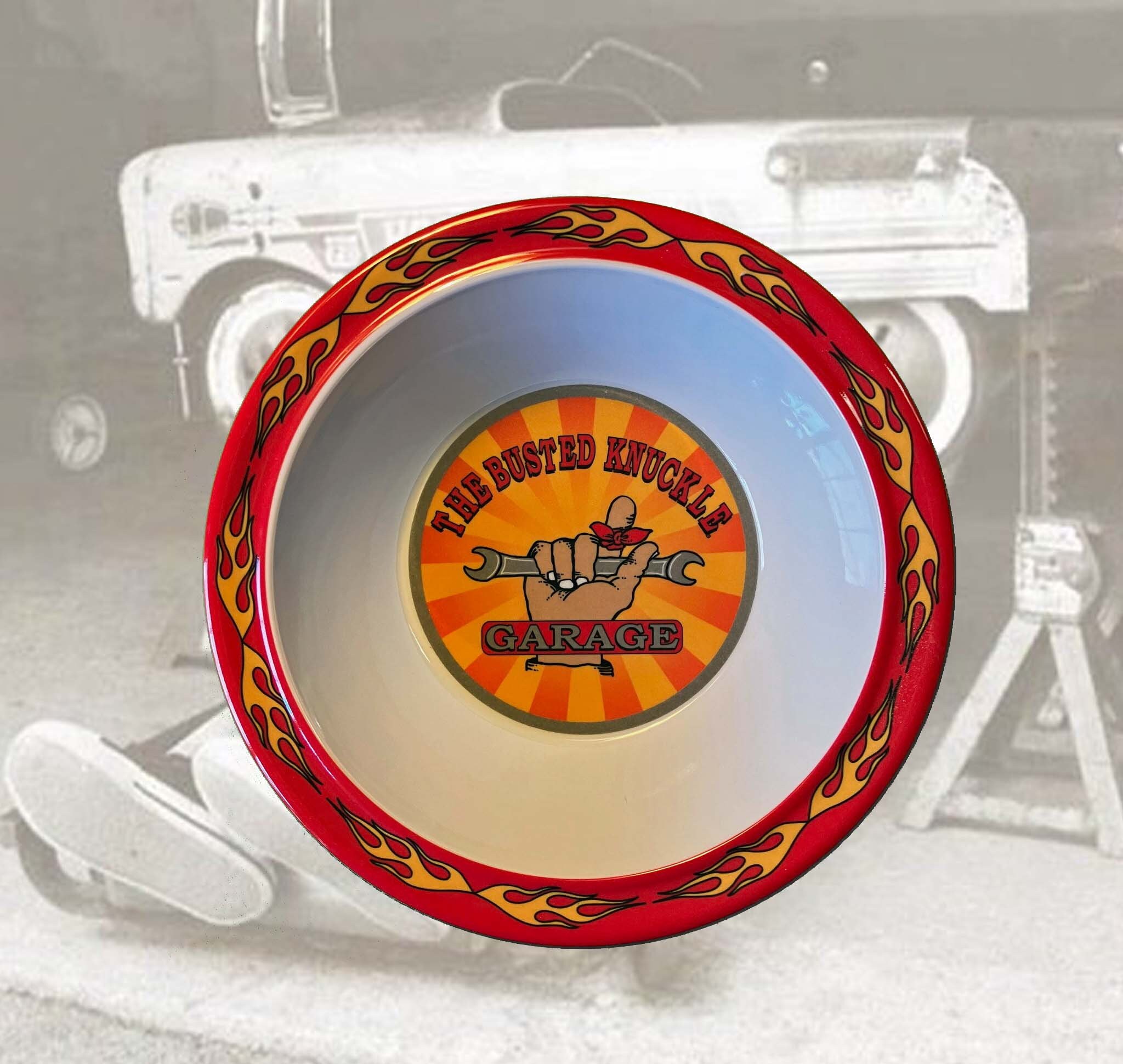 Children's Race Car Plate & Tableware Set / the Busted Knuckle Garage ...