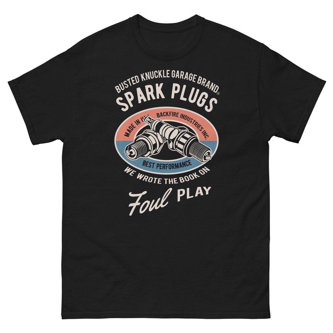 Carguy T-shirt by the Busted Knuckle Garage / Spark Plugs - Etsy