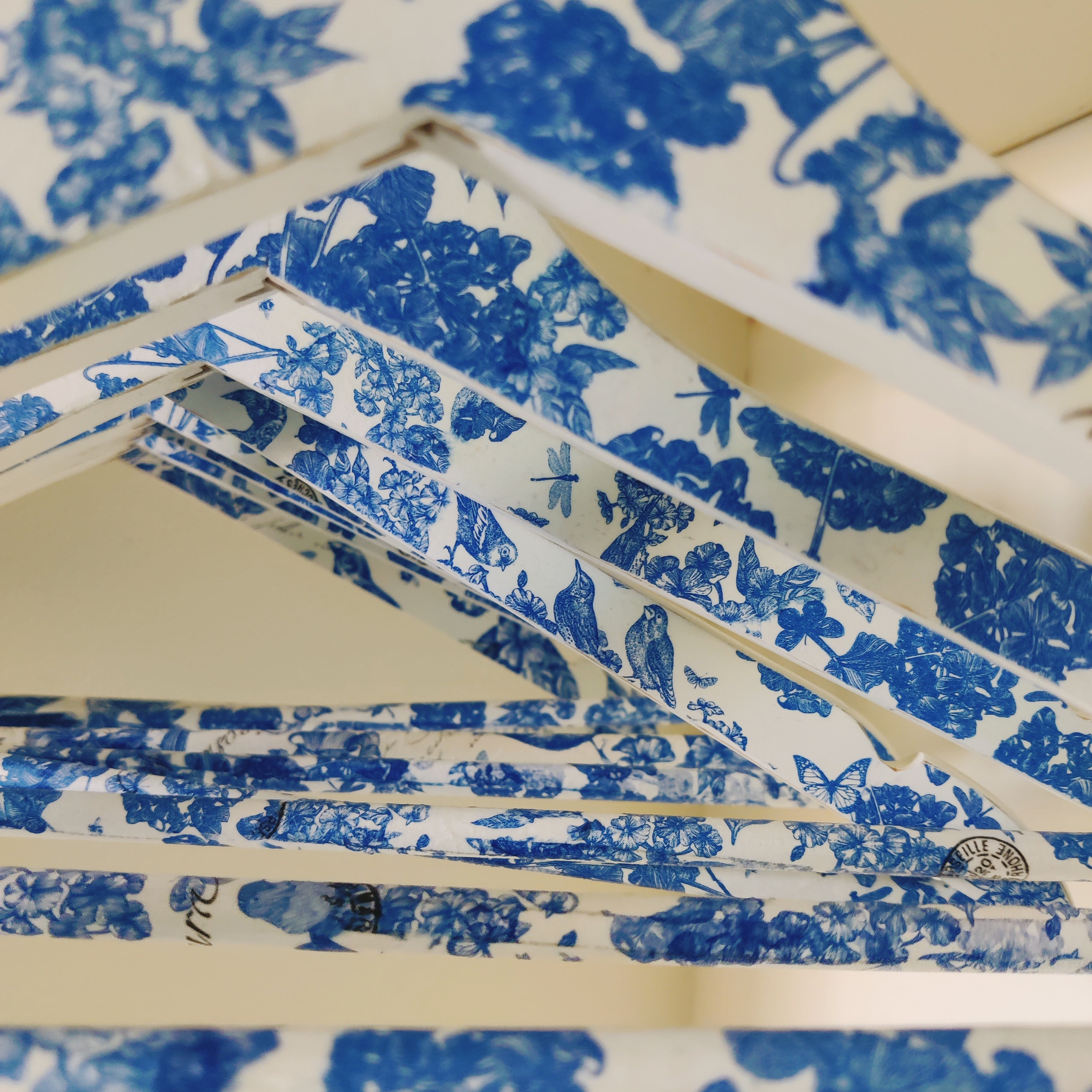 Blue and White Decorative Hangers - Etsy