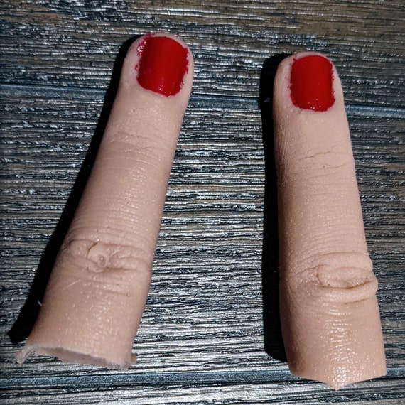 Silicone Fingers Realistic With or Without Nail Polish - Etsy