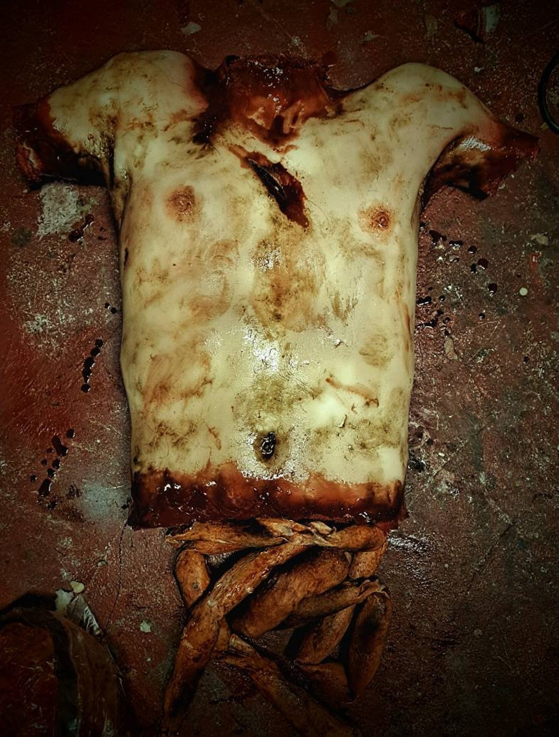 Bloody Chest Piece With Seperate Intestines - Etsy