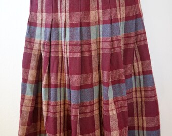 Vintage 1950s Pendleton Roundabout Reversible Wool Skirt - Etsy