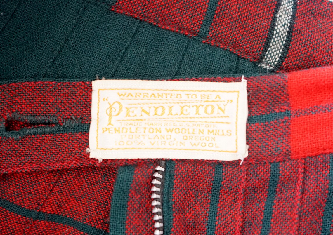 Vintage 1950s Pendleton Roundabout Reversible Wool Skirt - Etsy