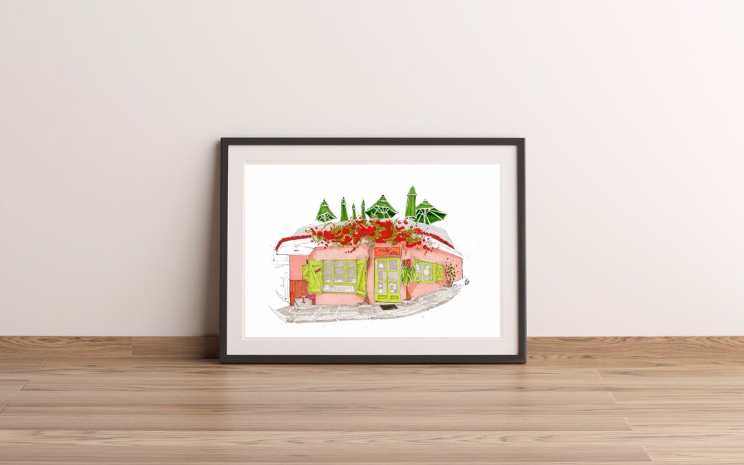 Café Plaka at the Foot of the Acropolis Athens Ink Sketches and Alcohol ...