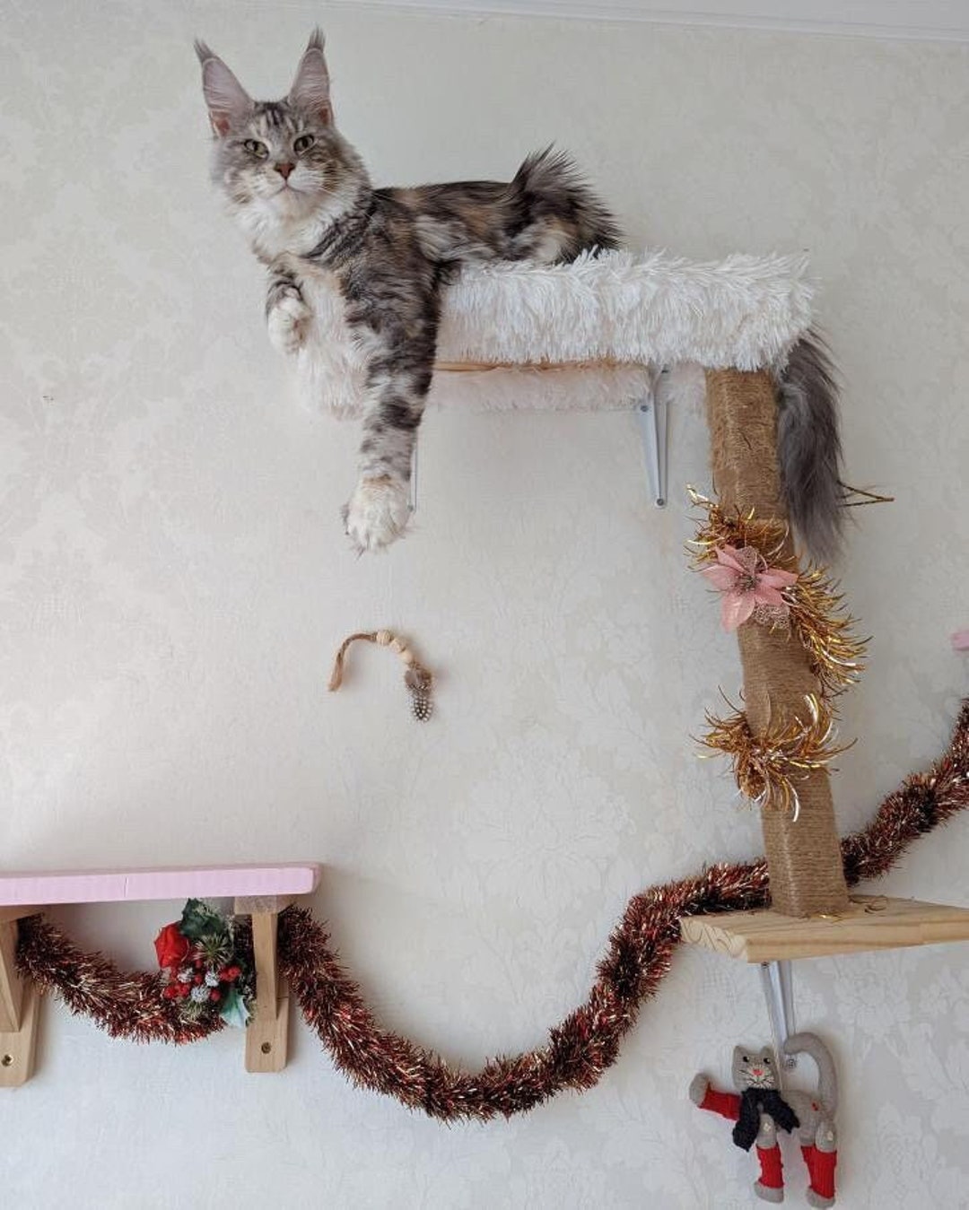 The Wall-mounted Cat Tree Wall-mounted Cat Path - Etsy