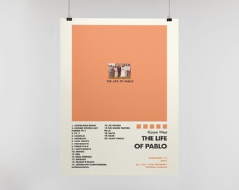 Kanye West Life of Pablo // Poster - Etsy