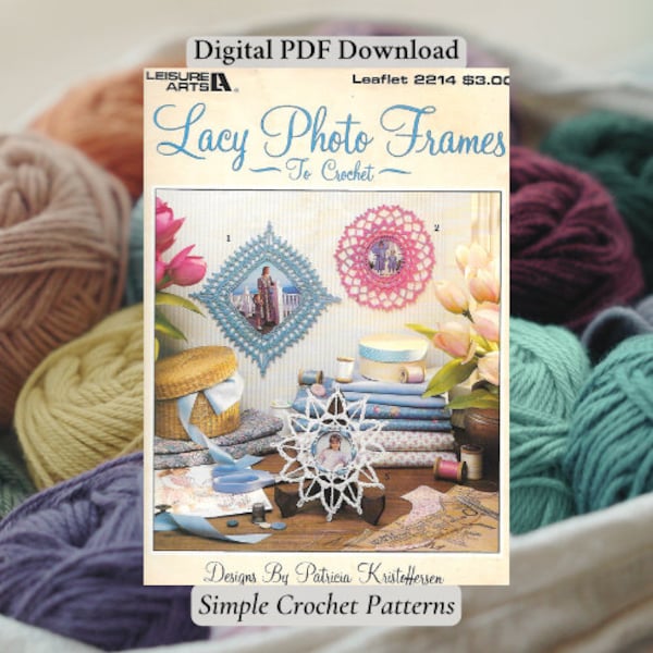 Crochet Photo Frame - Etsy