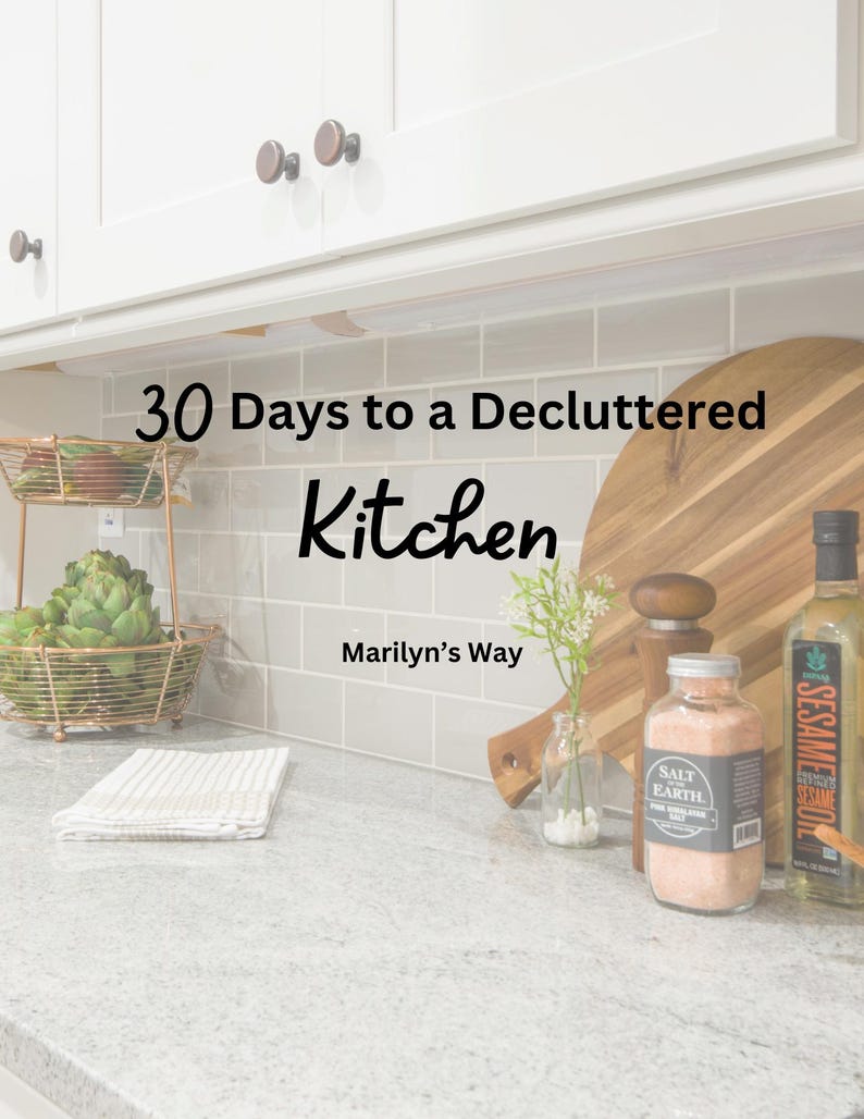 30 Days to a Decluttered Kitchen - Etsy UK