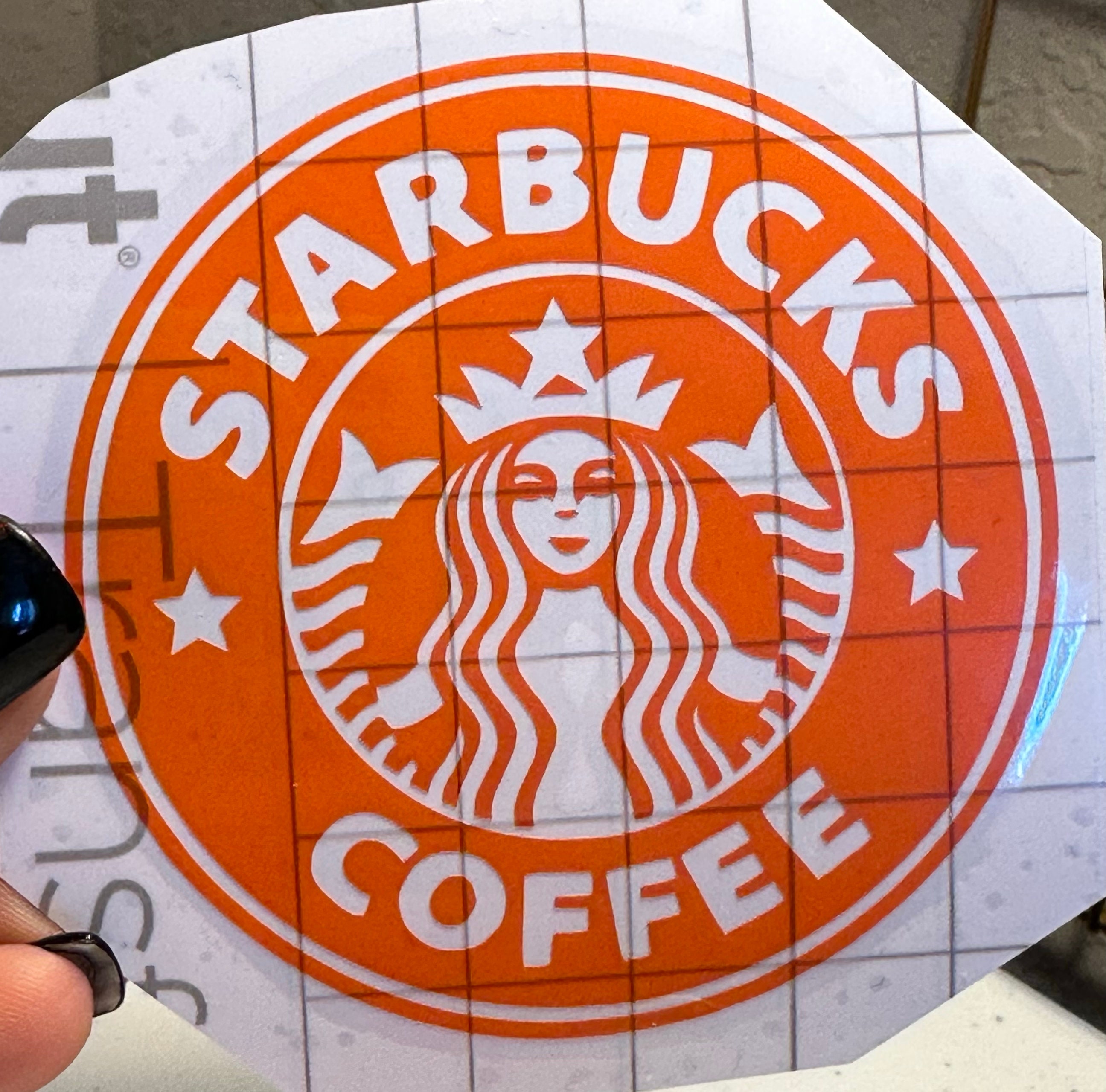 Starbucks Vinyl Decal *customization Available for Text* - Etsy