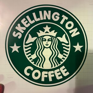 Starbucks Vinyl Decal *customization Available for Text* - Etsy