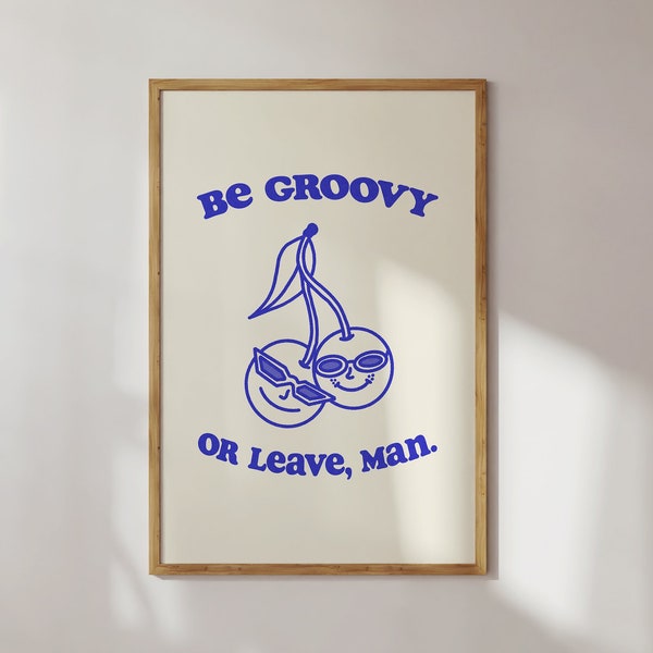 Groovy Wall Poster - Etsy