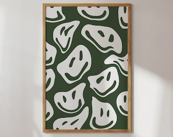 Printable Green Aesthetic Poster - Etsy