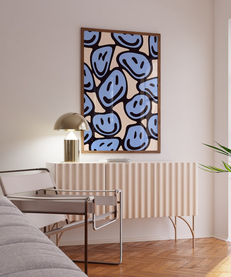 Drippy Poster, Danish Pastel Decor, Trendy Wall Art, Room Decor, Wall ...