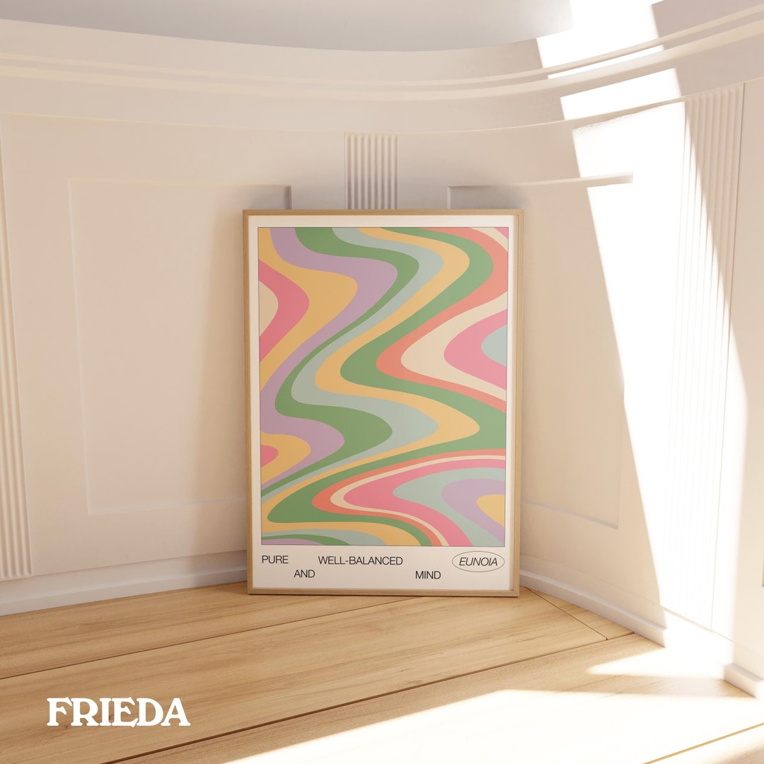 Positive Affirmation Poster Colorful • Room Decor Aesthetic Wall Art ...