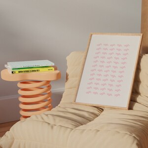 Ugh. Poster, Danish Pastel Pink Wall Art, Aesthetic Poster, Room Decor ...