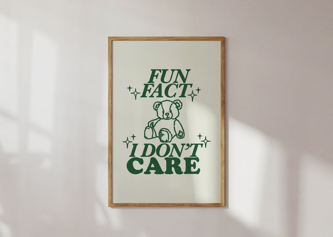 Green Retro Poster, Retro Quote Print, Dorm Room Decor, Digital ...