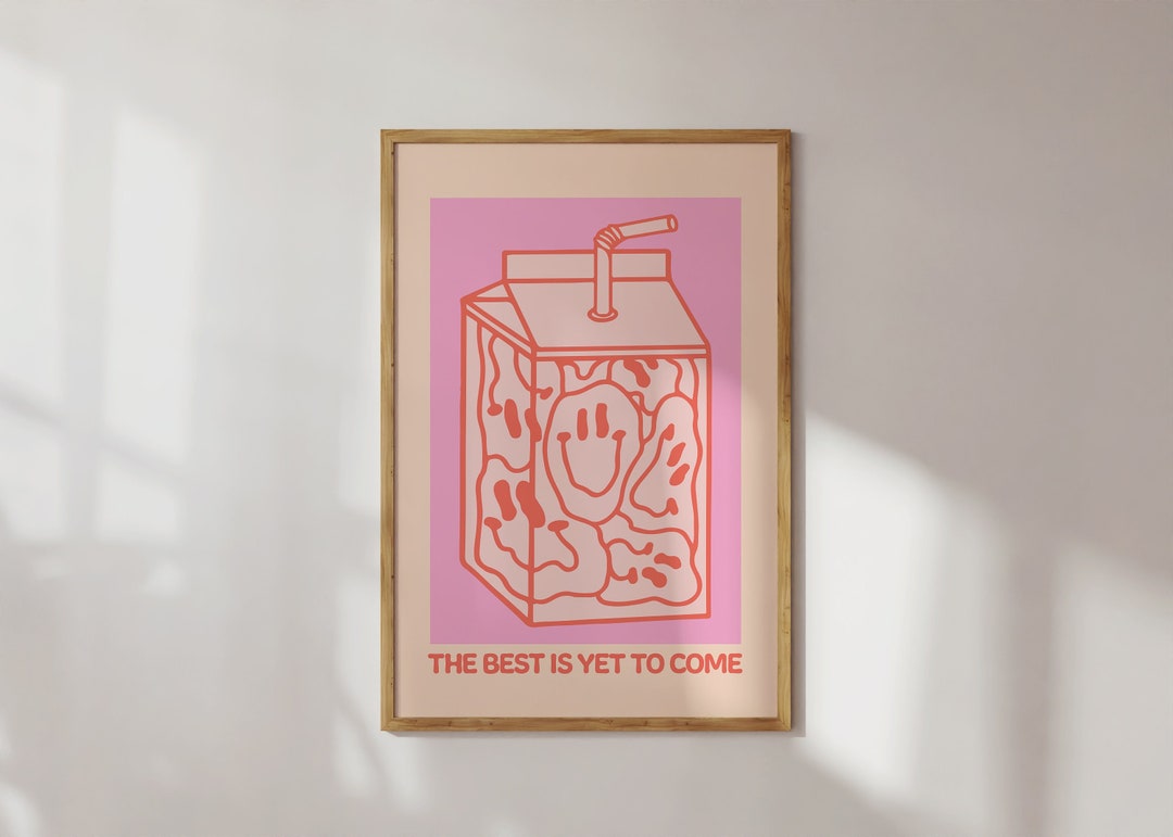 Poster Aesthetic Room Decor, Trendy Wall Art Print, Cute Wall Art ...
