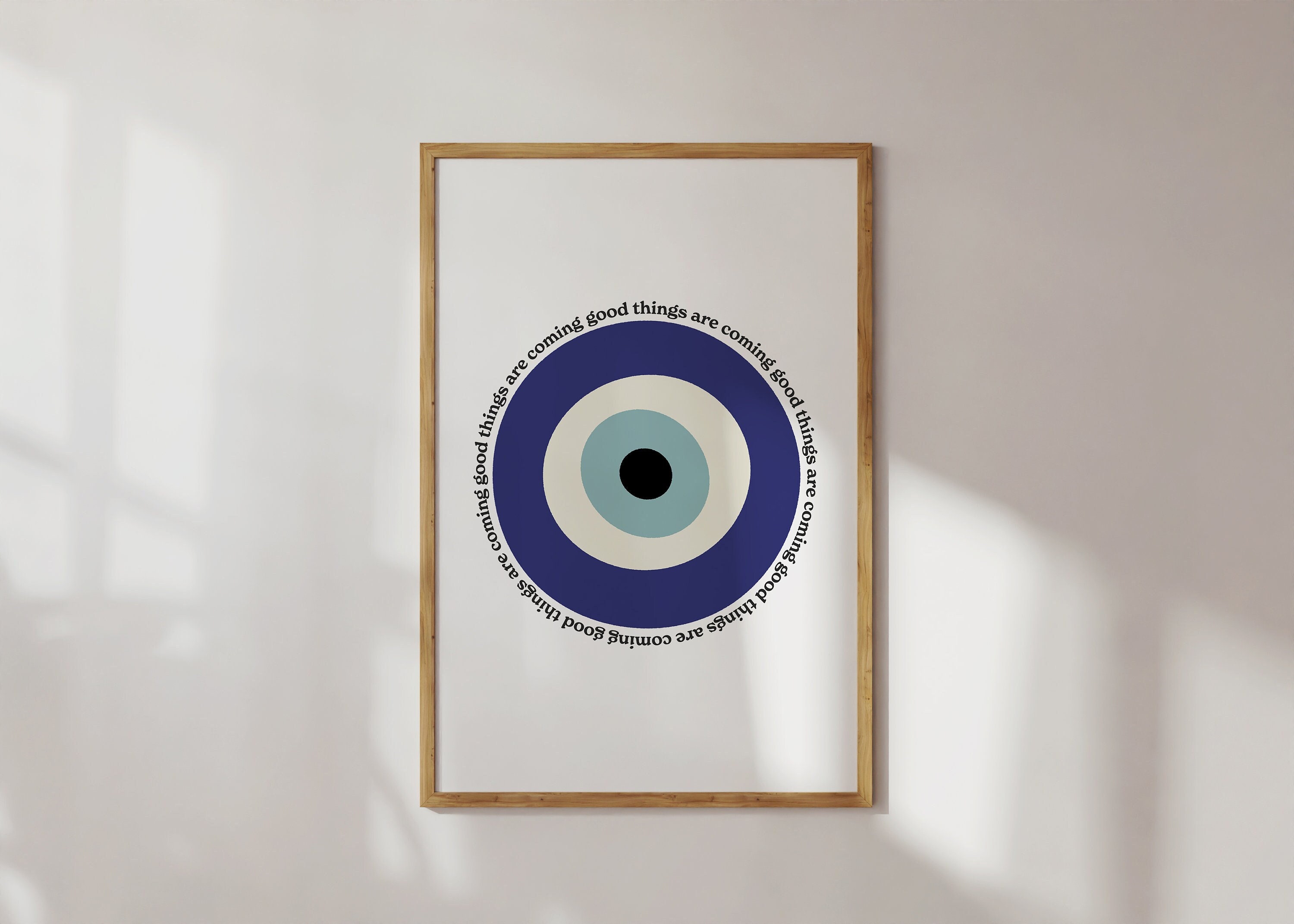 Evil Eye Wall Art Print Evil Eye Room Decor Evil Eye Prints - Etsy