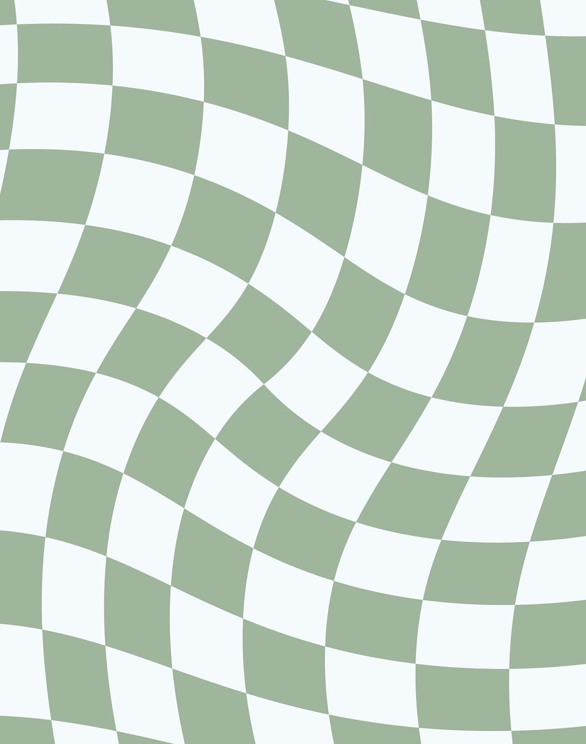Checkered Sage Green Wall Decor Trendy Wall Print Digital - Etsy