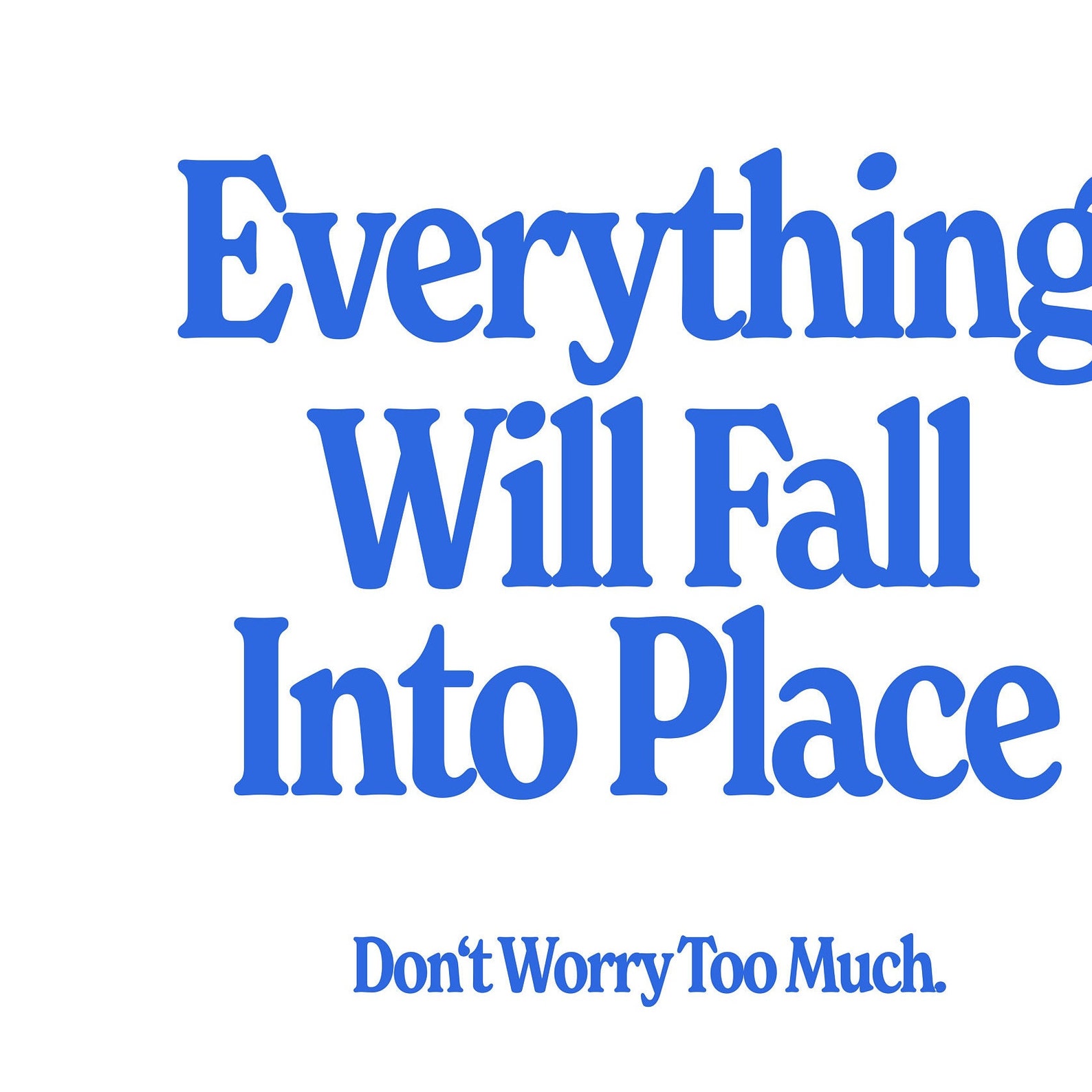 Wall Art Print Trendy Blue Aesthetic Room Decor Poster Dorm - Etsy