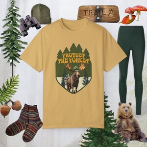 Forest National Park Shirt Comfort Colors, Outdoors Wildlife Shirt ...