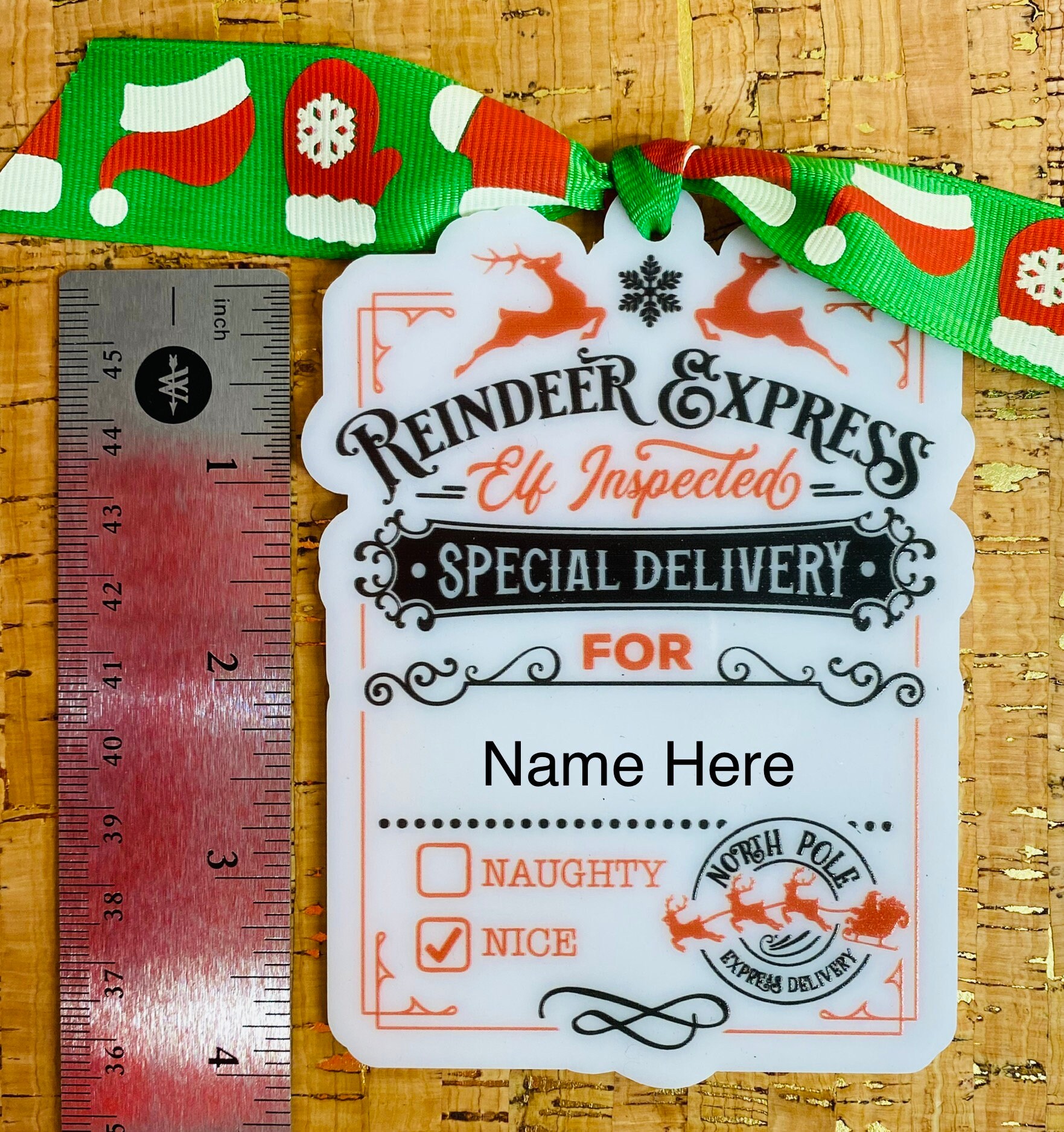 Custom Christmas Gift Tag, Acrylic Gift Tag, Gift Tag, Gifts From Santa ...
