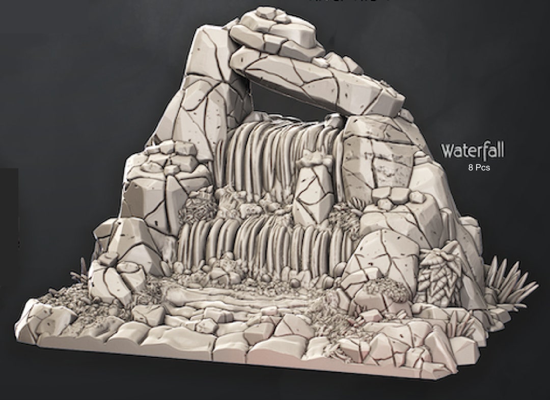 Great Waterfall Cast N' Play Dungeons and Dragons - Etsy