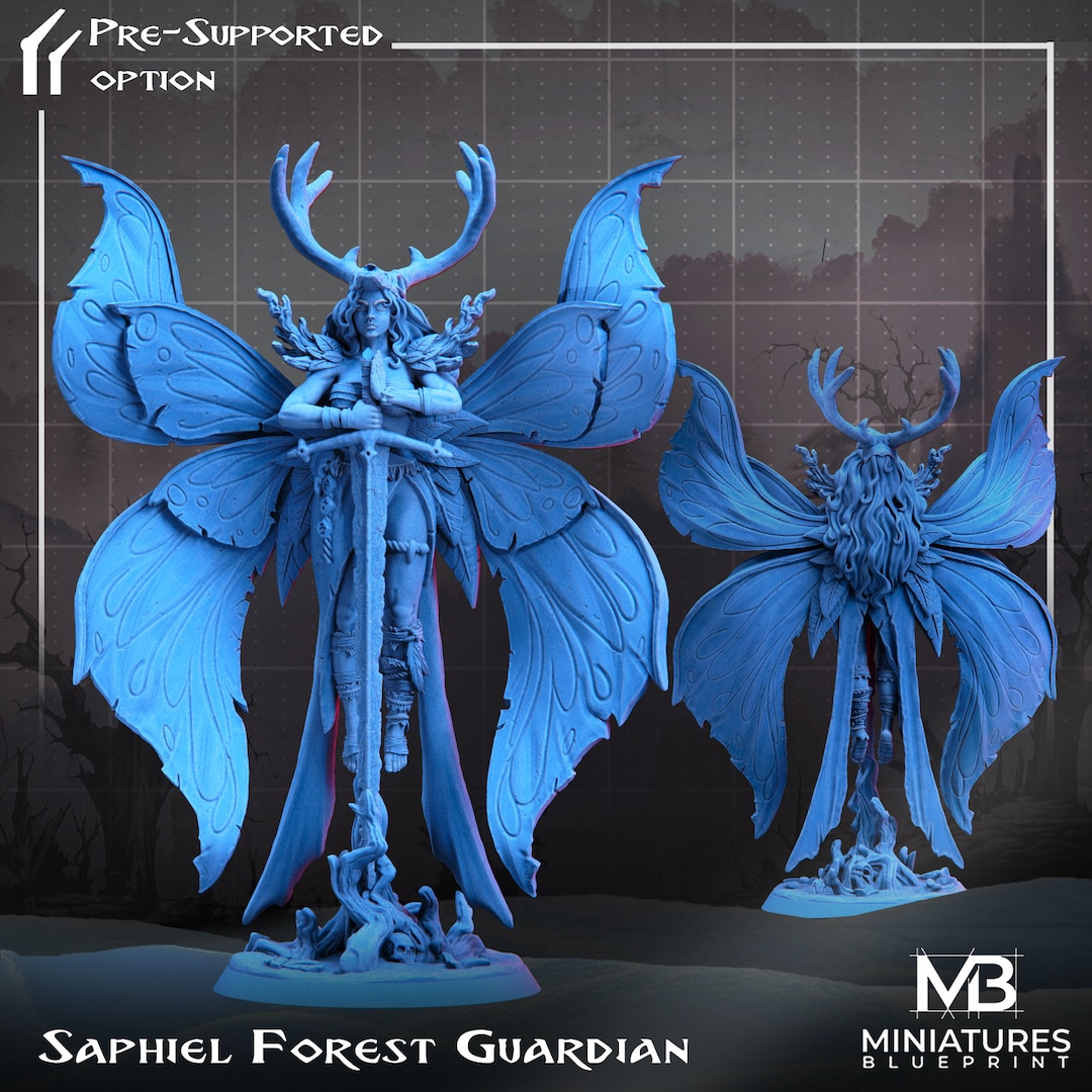 Saphiel Forest Guardian - Miniature Blueprint - Dungeons and Dragons ...