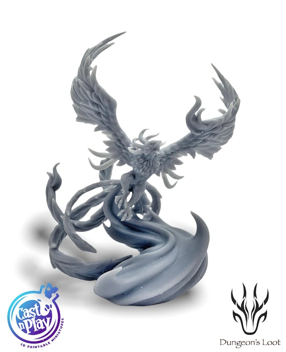 Phoenix Cast N' Play Dungeons and Dragons Dnd | Etsy