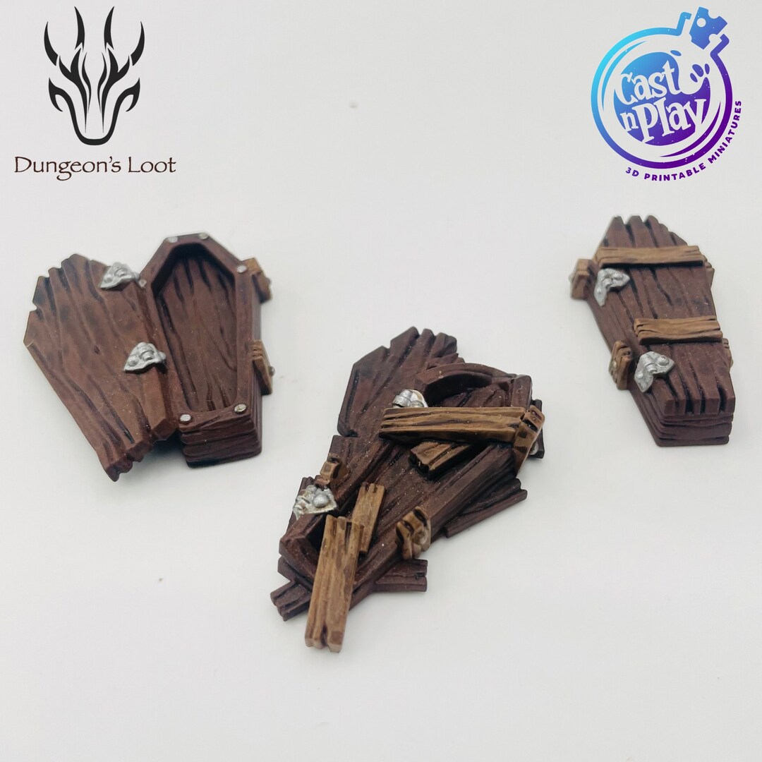 Coffins Cast N' Play Dungeons and Dragons, Dnd, Pathfinder, Warhammer ...
