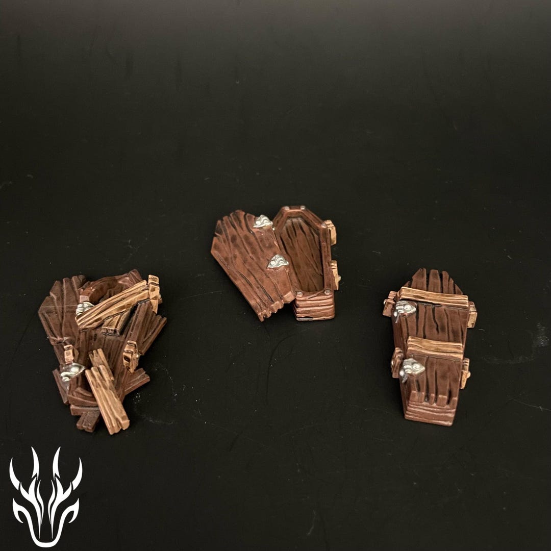 Coffins Set Cast N Play Dungeons and Dragons, Dnd, Pathfinder ...