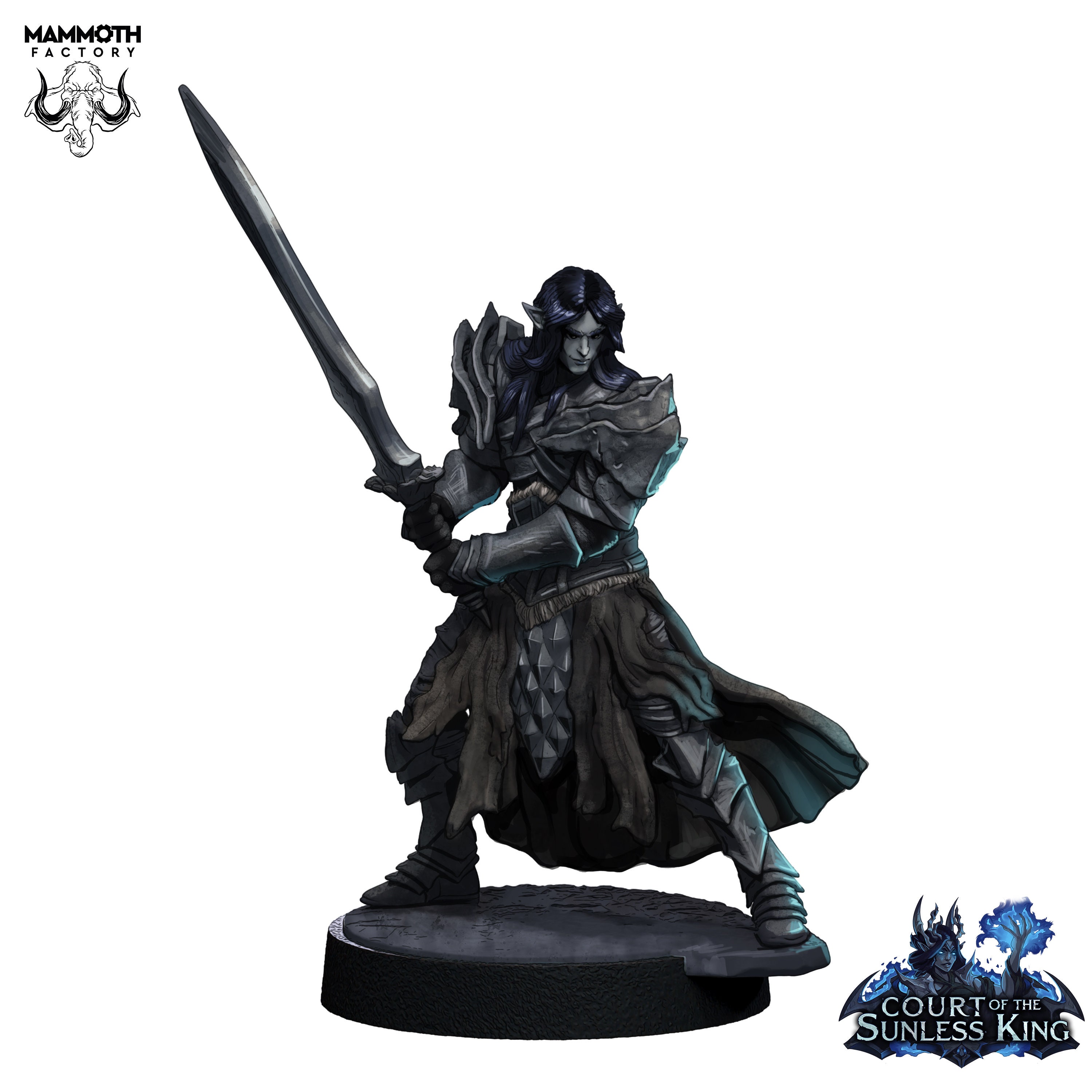 Dralfar Drow Blademasters Mammoth Factory Dungeons and - Etsy