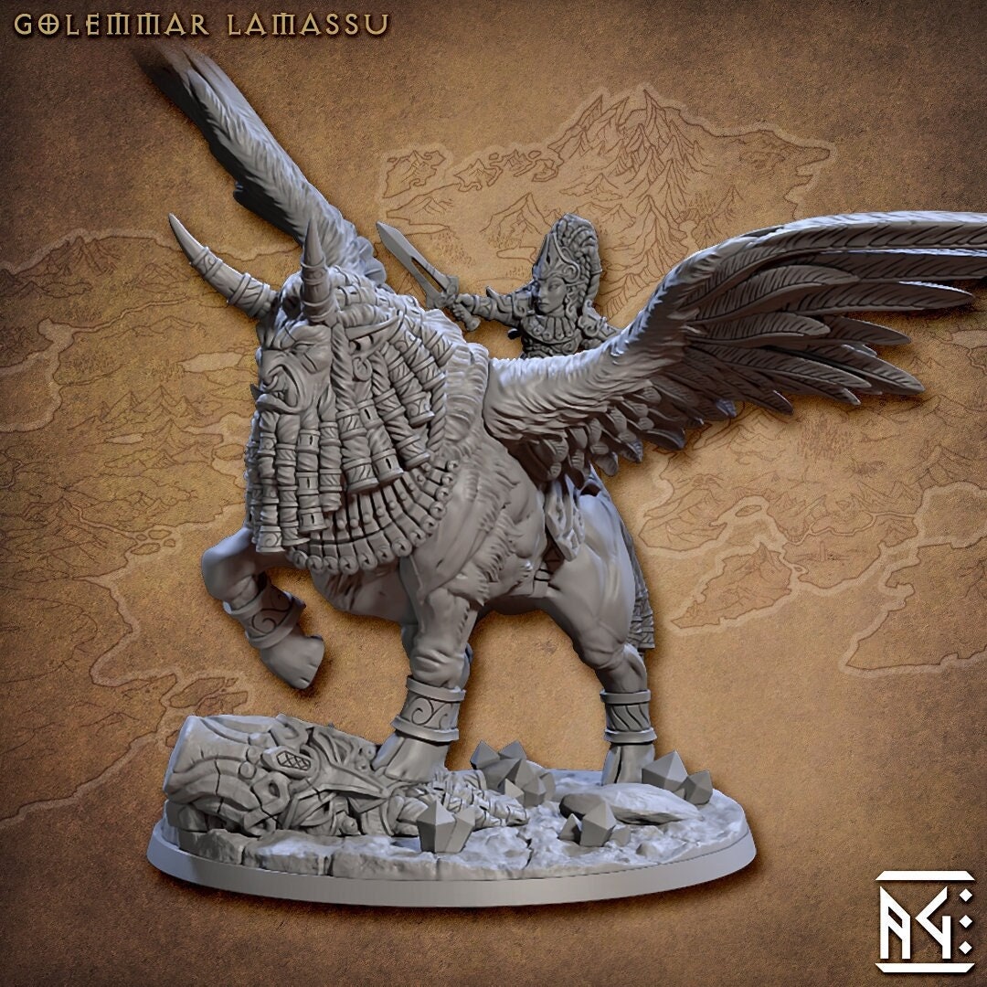 Ishtara regina di Golemmar e Lamassu - Artisan Guild - Dungeons and ...