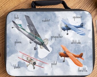 Airplane Lunchbox - Etsy