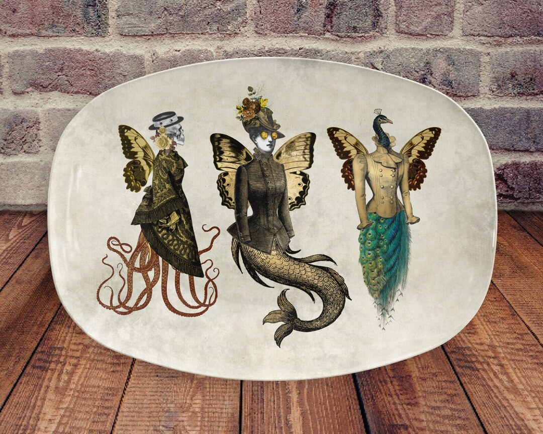Steampunk Creature Platter Gothic Dinnerware Gothic Table - Etsy