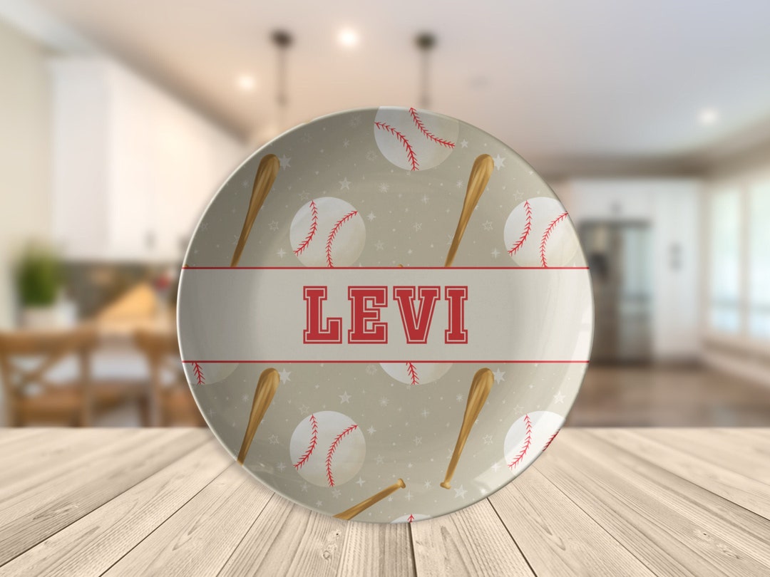 Personalized Baseball Plate, Unique Baseball Gift, Baseball Birthday ...