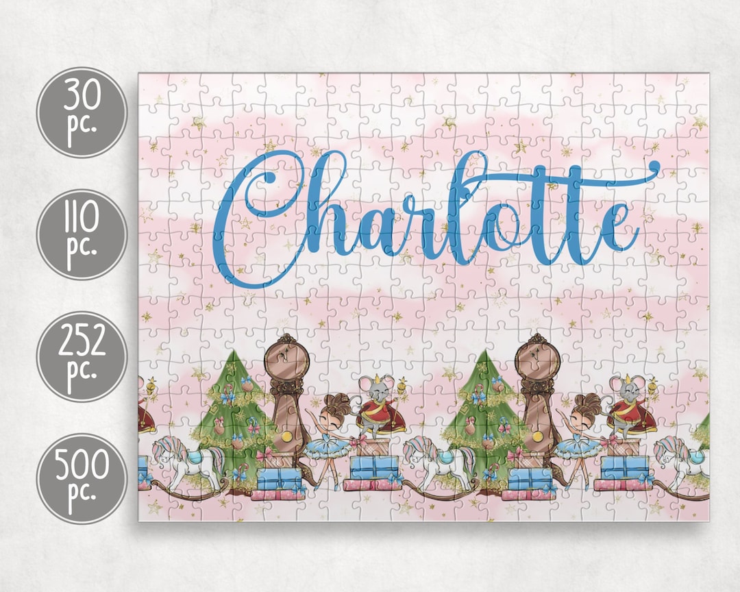 Personalized Christmas Puzzle, Nutcracker Ballet Jigsaw Puzzle ...