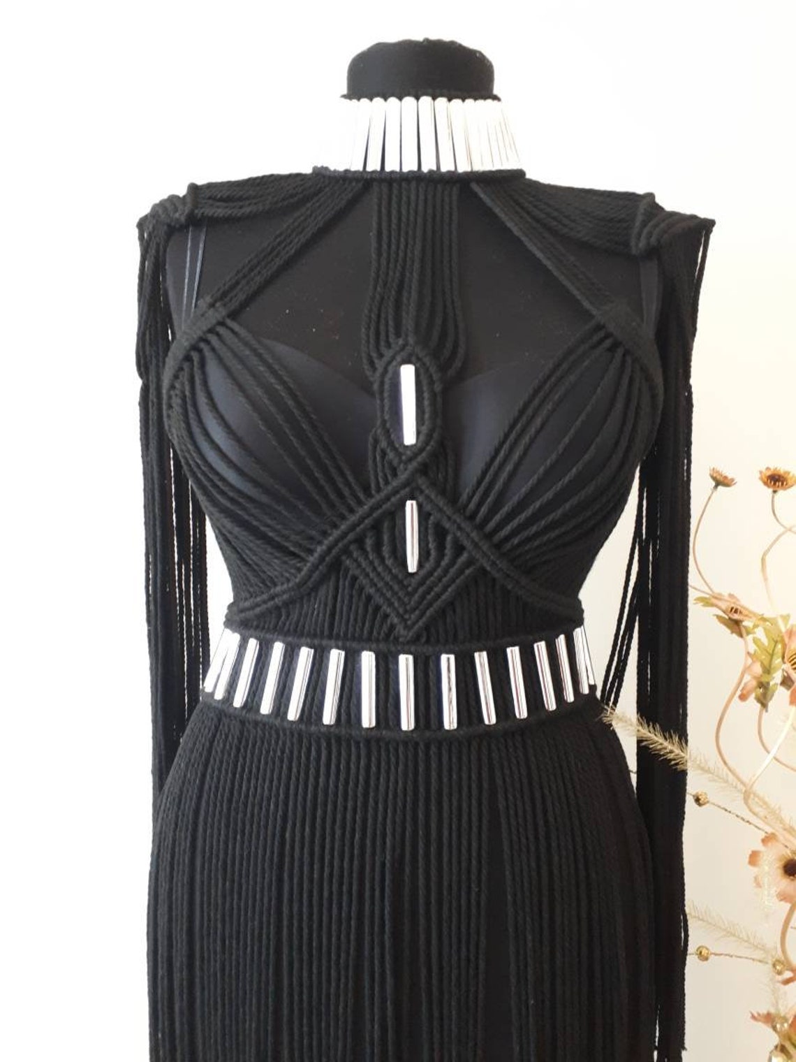 Macrame Dress "rakkas V.1" Festival Dress/festival Costume/party Dress ...