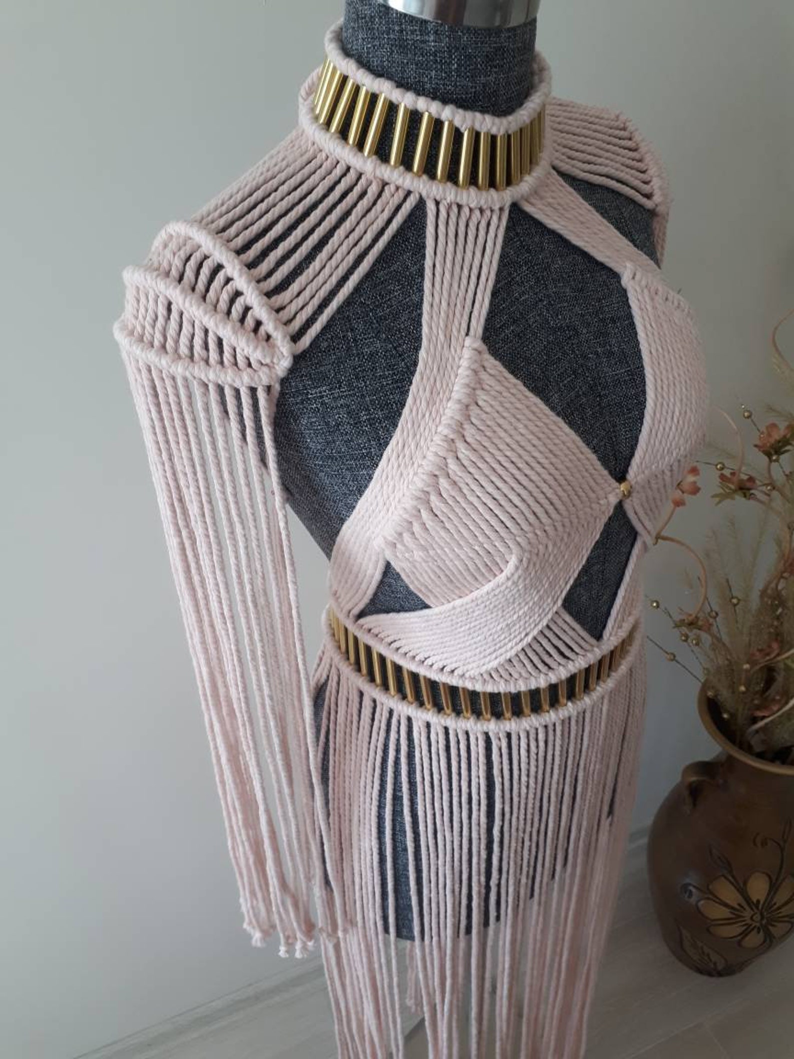 Macrame Dress chello...festival Costume/boho - Etsy