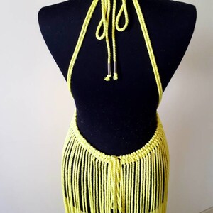 Macrame Dress "lemonade"...festival Dress/beach Cover Dress/festival ...