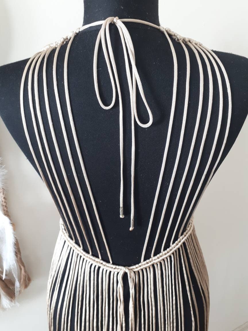 Macrame Dress sahmeran...festival Dress/festival - Etsy